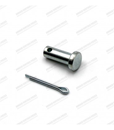Brake pedal return spring clevis pin