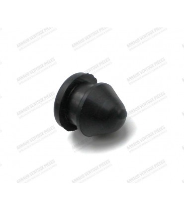 Rocker arm shaft rubber plug