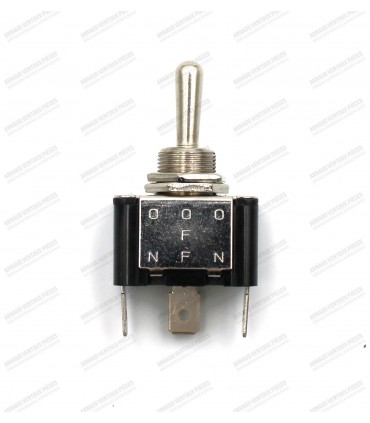 Interrupteur à levier rond en métal Ø12mm 12V - 15A (2 positions ON/OFF ...