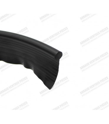 Jonc d'aile plastique noir - Ø 6mm (Vendu au mètre)